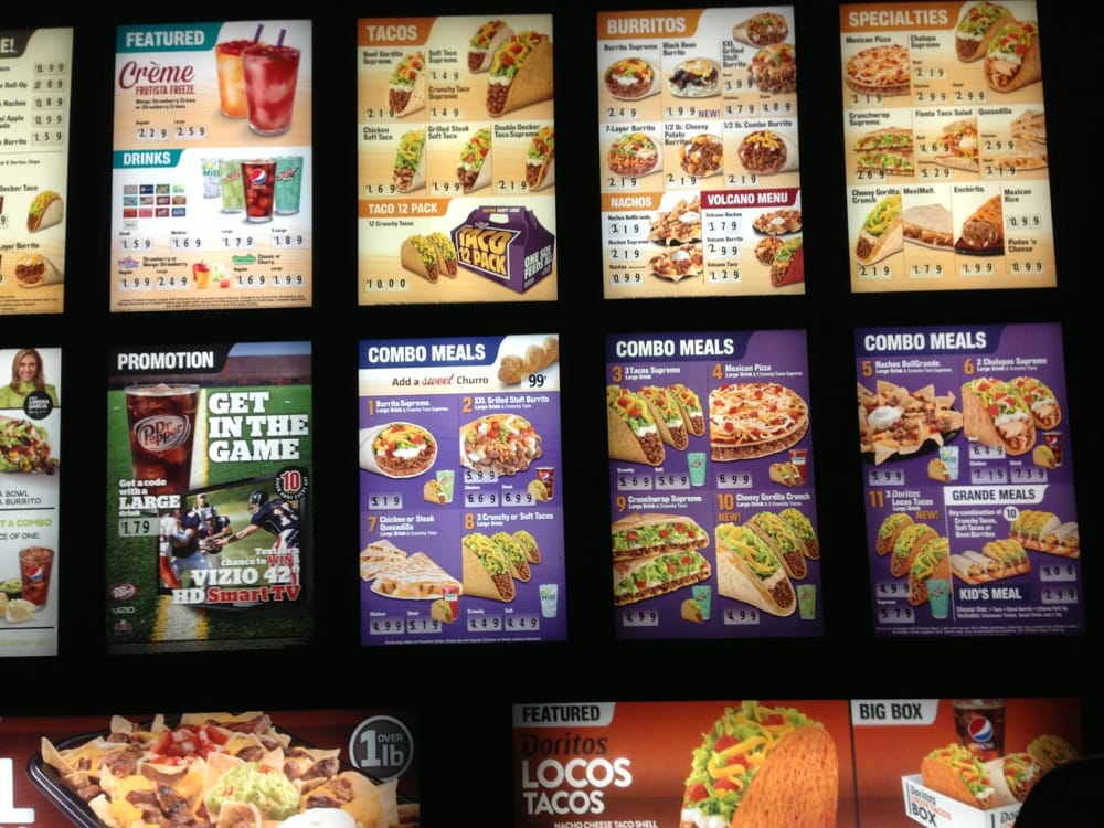 Drive Thru Menu Yelp