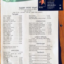 Super Mini Mart - Chinese - 112 2nd Ave NE, Napavine, WA - Restaurant ...