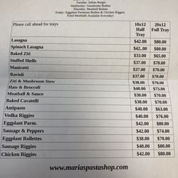 Maria’s Pasta Shop - Pasta Shops - 2520 Oneida St, Utica, NY - Phone ...