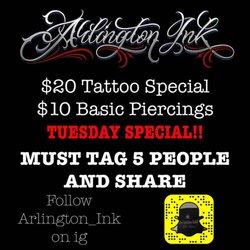 Arlington Ink - 363 Photos & 22 Reviews - Tattoo - 1129 E Abram St ...