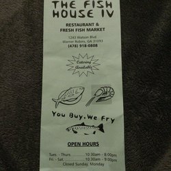 Fish House IV - Seafood - 1243 Watson Blvd, Warner Robins, GA ...