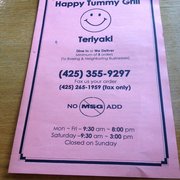 Happy Tummy Grill - 28 Reviews - Japanese - 2615 W Casino Rd, Everett ...