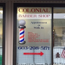 Colonial Barber Shop - Barbers - 1 Glen Rd, West Lebanon, NH - Phone ...