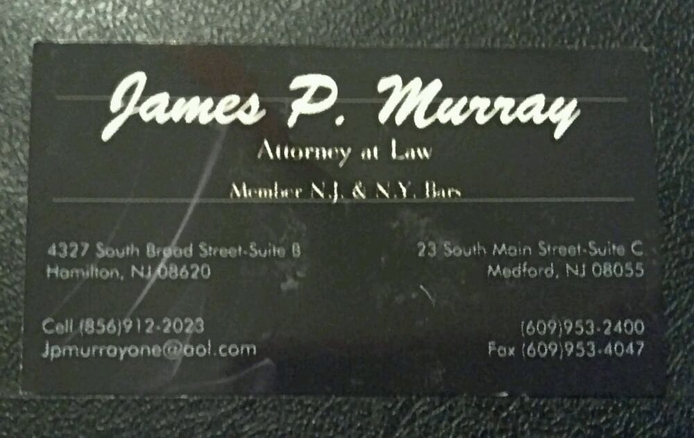 James P Murray Esq - Divorce & Family Law - 23 S Main St, Medford, NJ ...