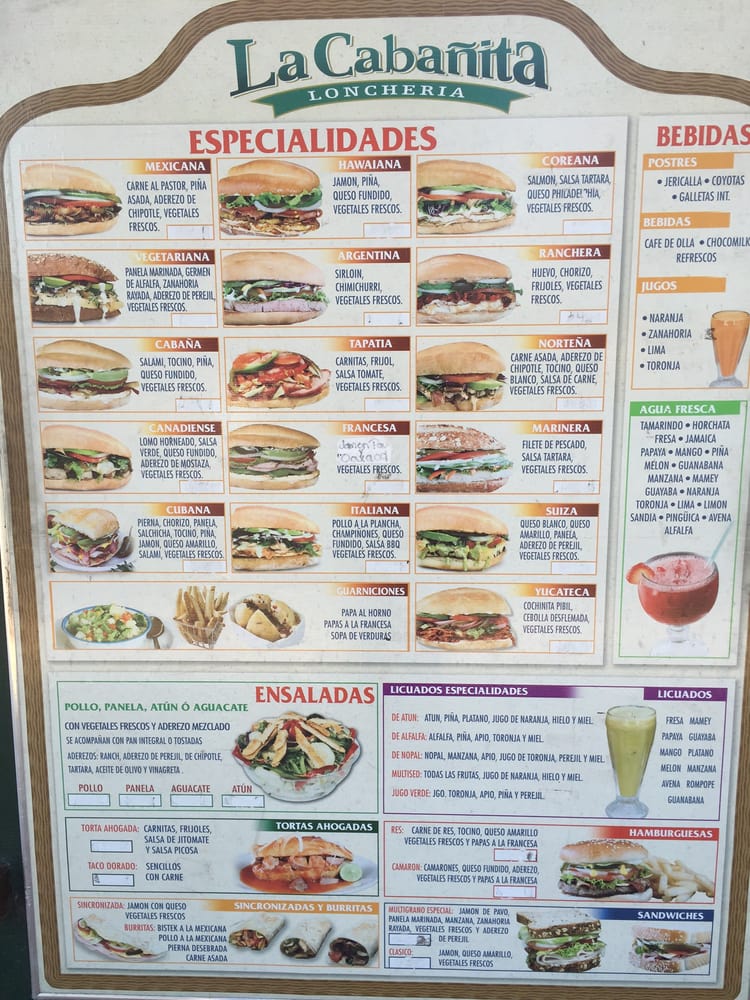 Loncheria La Cabañita - Fast Food - Av. Lopez Mateos Sur 2375, Zapopan ...