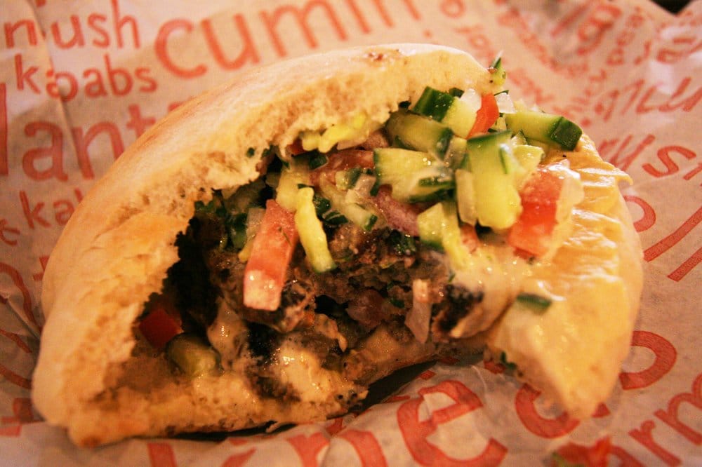 Beef Kifta Kabab pita - Yelp