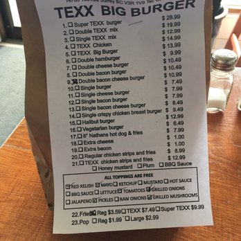 Texx Big Burger - 90 Photos & 74 Reviews - Burgers - 14783 108 Avenue ...