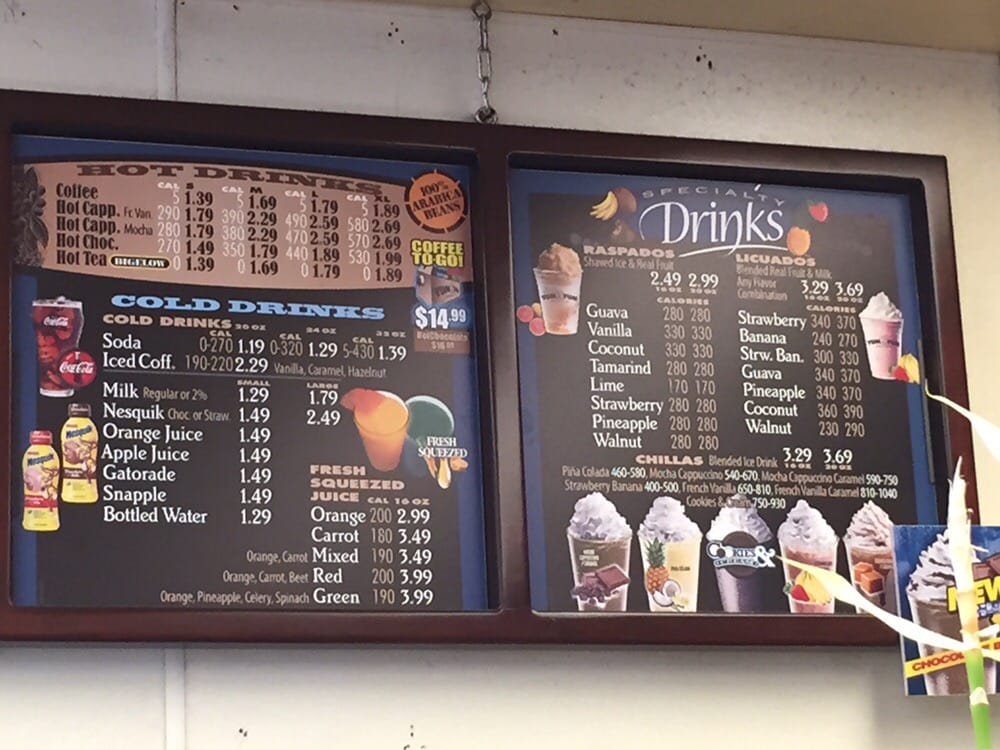 yum yum donuts menu prices