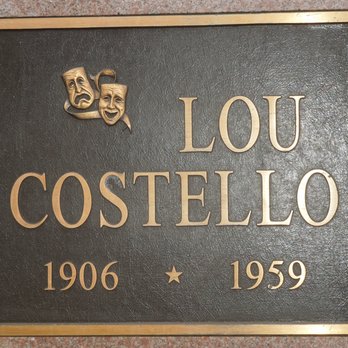 Lou Costello Memorial - Landmarks & Historical Buildings - Ellison St ...