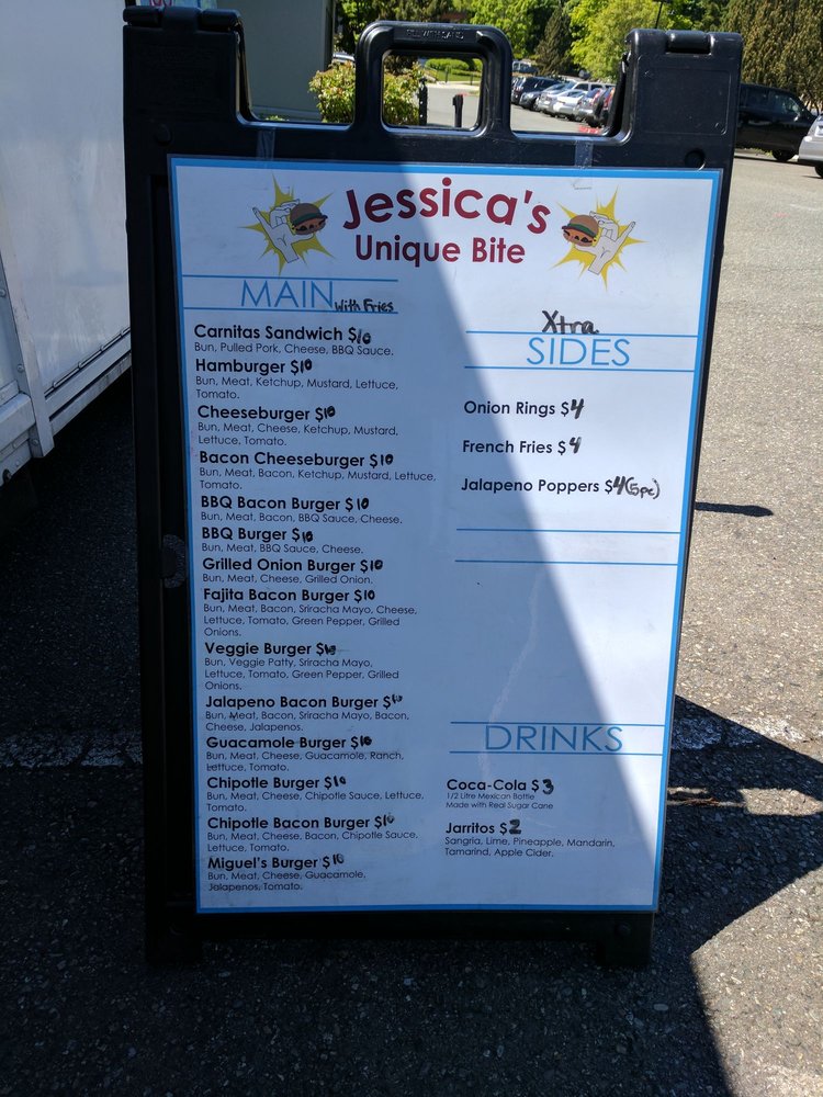 Jessica’s Unique Bite Burgers - 24 Reviews - Food Trucks - Kenmore, WA ...