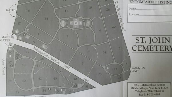St John's Cemetery 8001 Metropolitan Ave Middle Village, NY Cemeteries ...