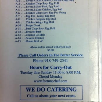 Fortune Chef - 13 Photos & 13 Reviews - Chinese - 3213 S Yale Ave ...