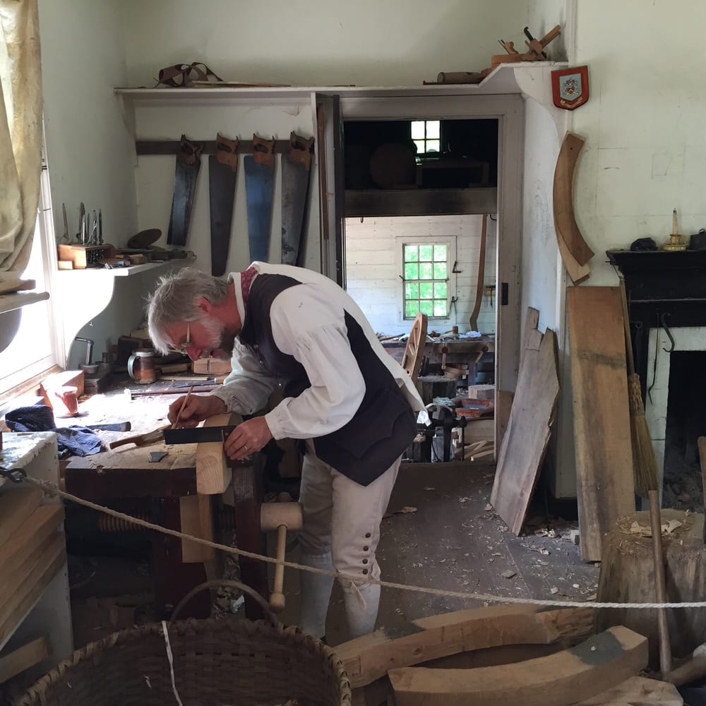 Colonial Williamsburg Wheelwright - Carpenters - 201-299 Prince George ...