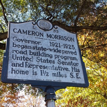Cameron Morrison Historical Marker - Landmarks & Historical Buildings ...