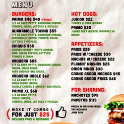 El Primo Burger - Burgers - Blvd. Benito Juárez 150-C, Rosarito, Baja ...