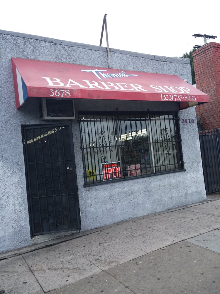 Thomas’ Barber Shop - Barbers - 3678 S Western Ave, Exposition Park ...