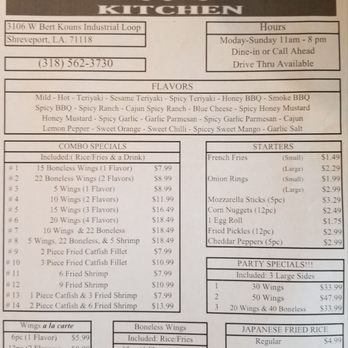 Wings And Rice Kitchen - 15 Photos - Chicken Wings - 3108 Bert Kouns ...