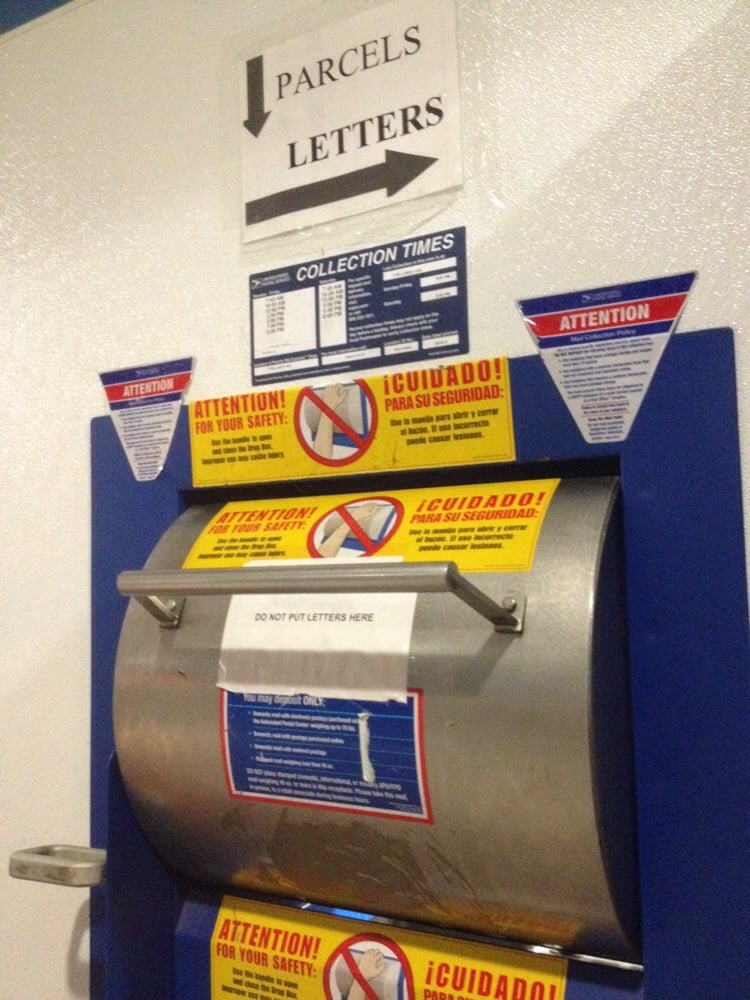 Through Wall Parcel Drop Box