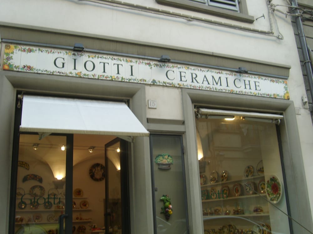 Giotti Ceramiche - Borgo Ognissanti, 15, Santa Maria Novella, Florence ...
