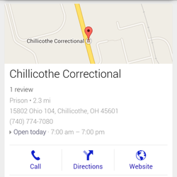Chillicothe Correctional Institute - Jails & Prisons - 15802 Ohio 104 ...