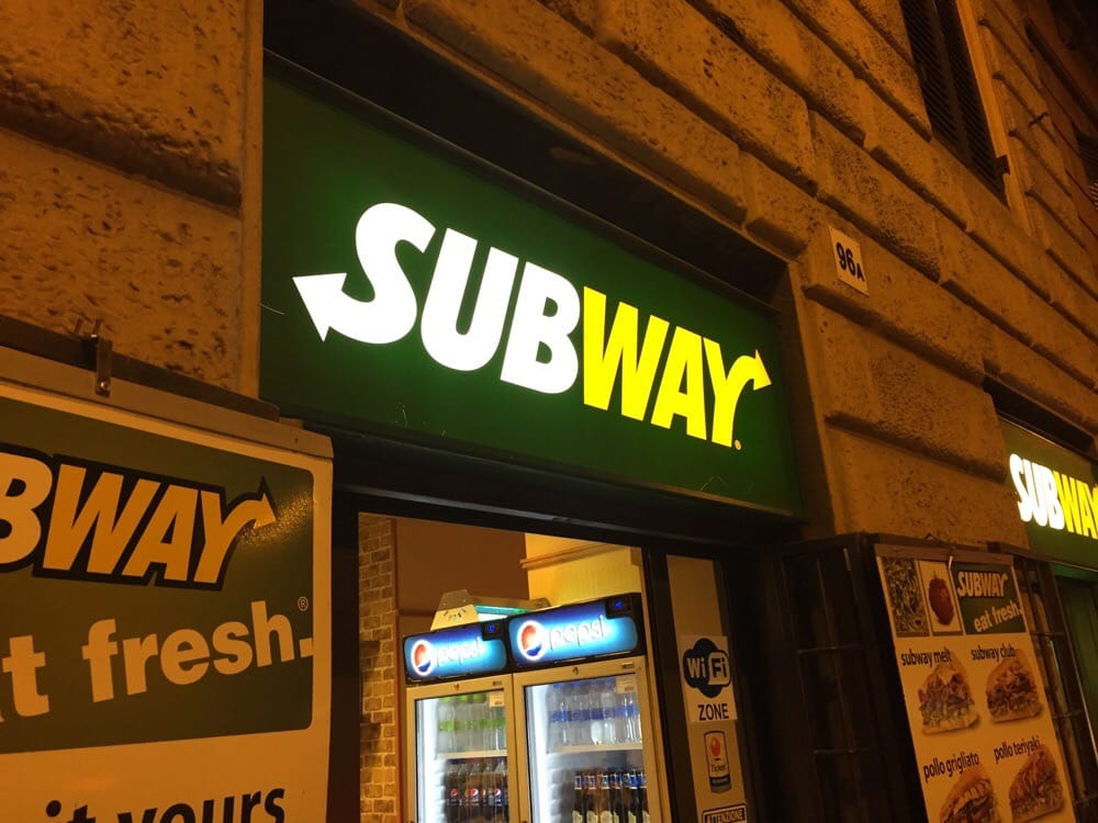 Subway - Fast Food - Via Quattro Novembre 96 A, Centro Storico, Rome ...