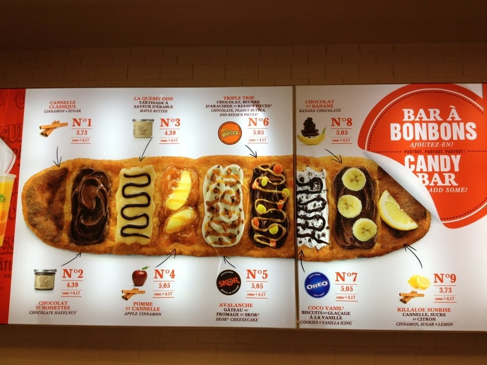 beavertails menu