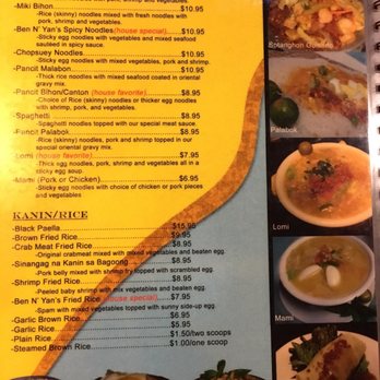 Ben N’ Yan’s - 65 Photos & 30 Reviews - Filipino - Manhattan Bldg, Guam ...