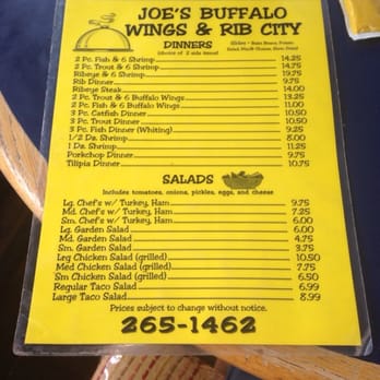 Joe’s Again Buffalo Wings & Rib City - 27 Photos & 65 Reviews ...