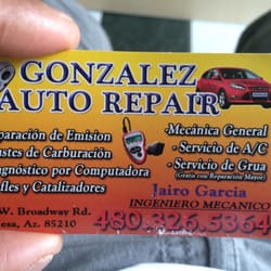 Gonzalez Auto Repair - 22 Photos - Auto Repair - 512 W Broadway Rd ...
