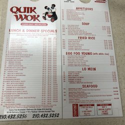 Quik Wok - Chinese - 567 W Old Hwy 90, San Antonio, TX - Restaurant ...