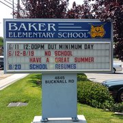 Baker Elementary School - Elementary Schools - 4845 Bucknall Rd, West ...