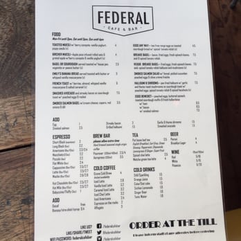 Federal Cafe & Bar - 290 Photos & 90 Reviews - Cafes - 9 Nicholas Croft ...