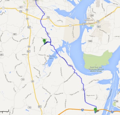 Big Sandy, TN Map & Directions - MapQuest