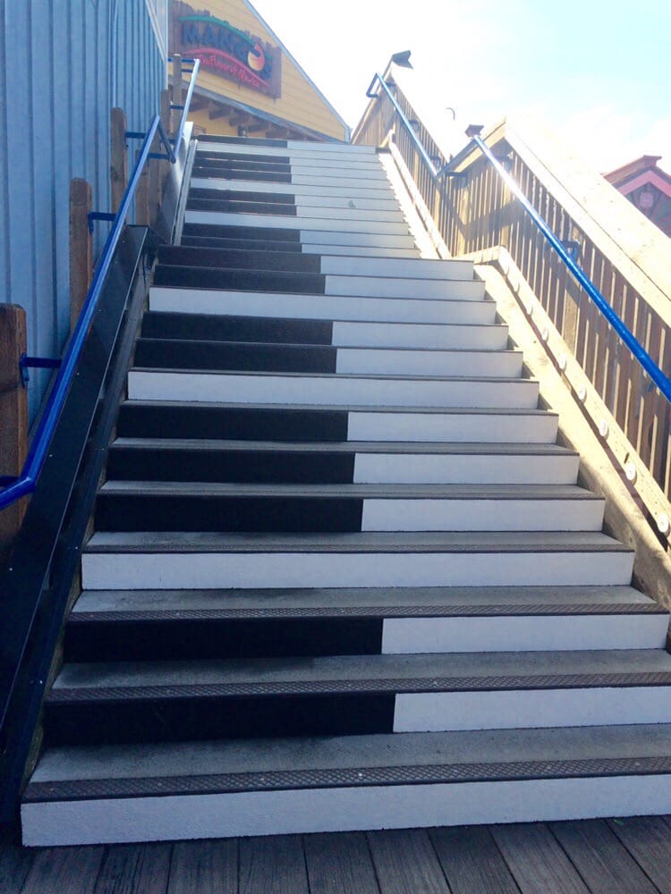 Musical Stairs - Public Art - Pier 39, North Beach/Telegraph Hill, San ...